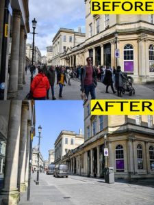 28 Pictures Of Before And After Coronavirus Lockdown - CreativeSide